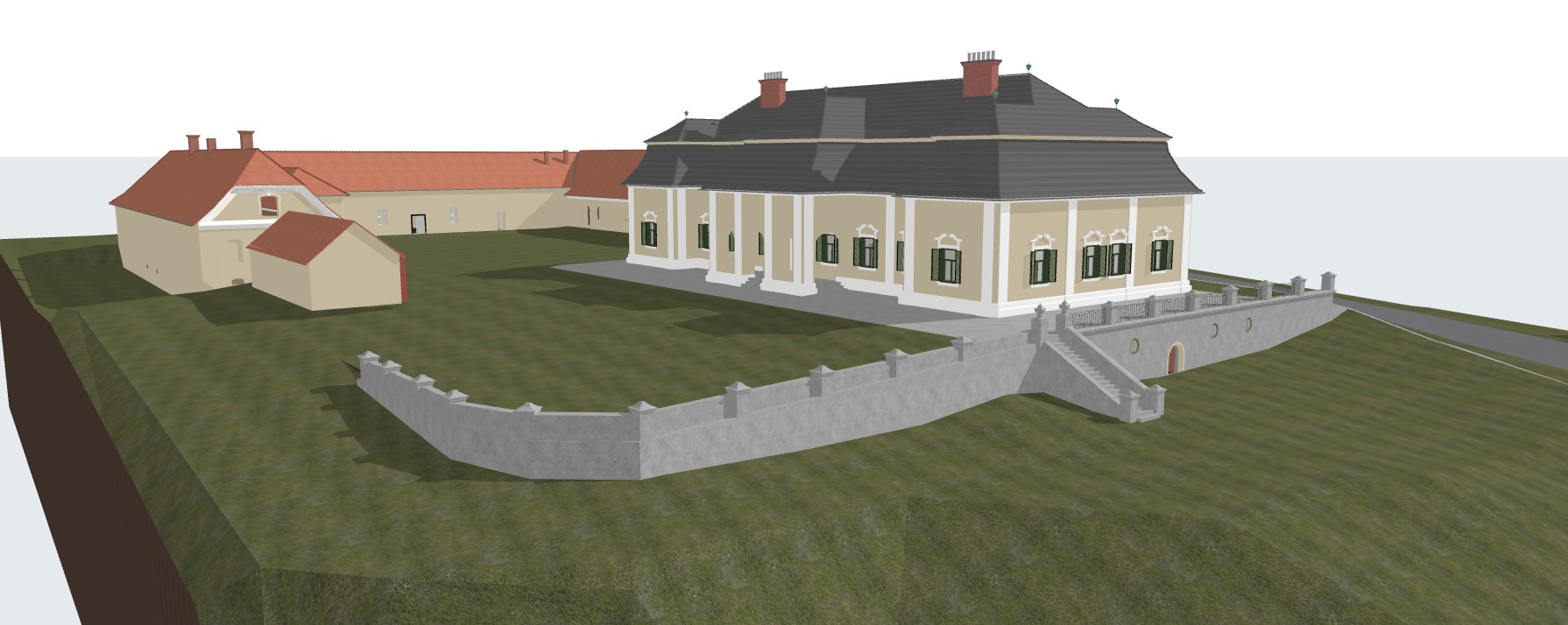 BIM services. Case study: Wesselényi Castle, Hodod, Romania